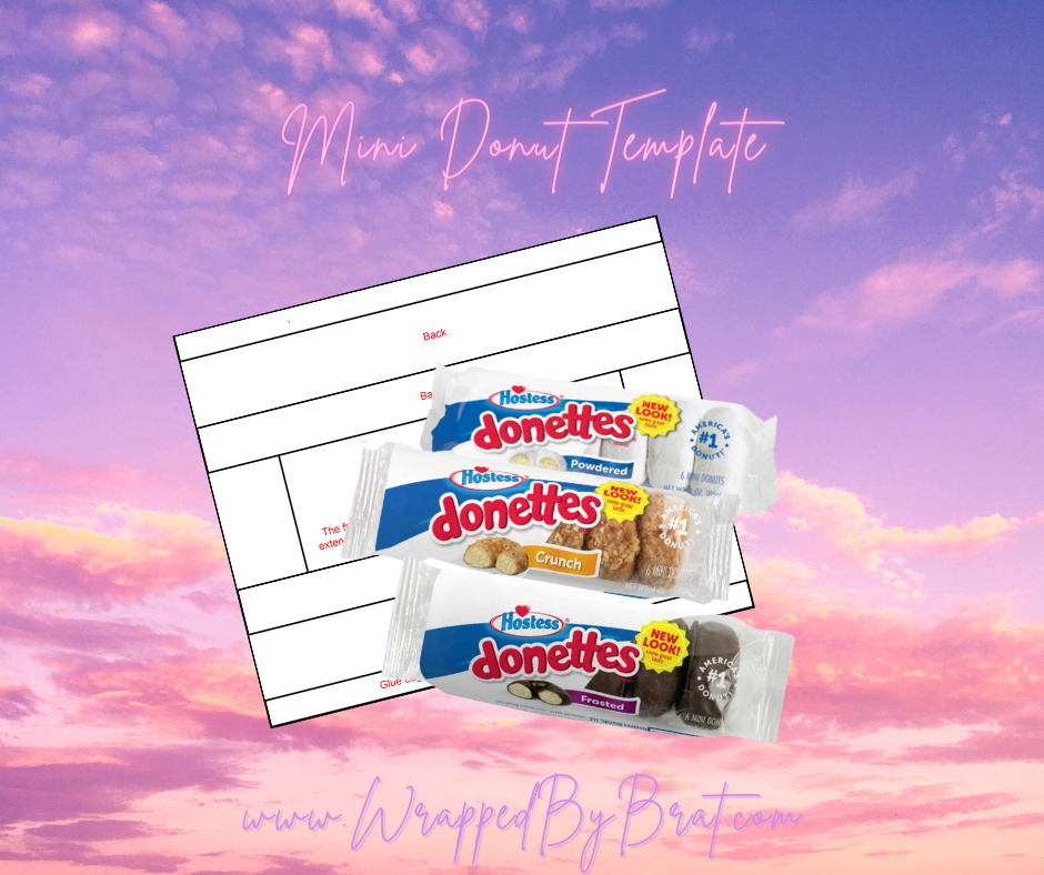Mini Donuts Template – Wrapped By Brat
